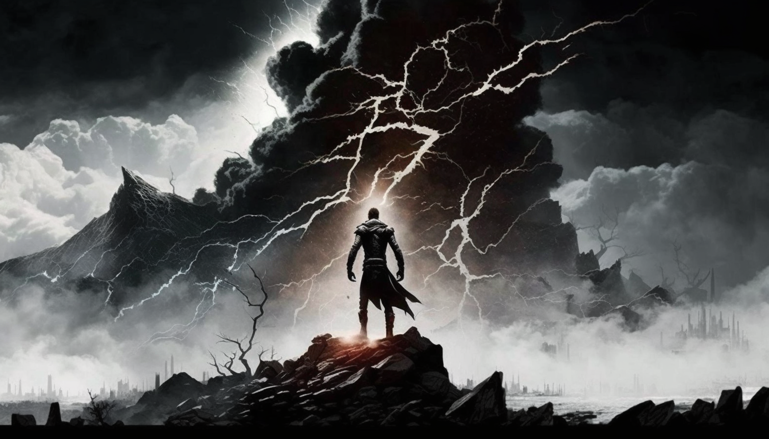 Король и Шут - Дурак и Молния - нарисованный Нейросетью.