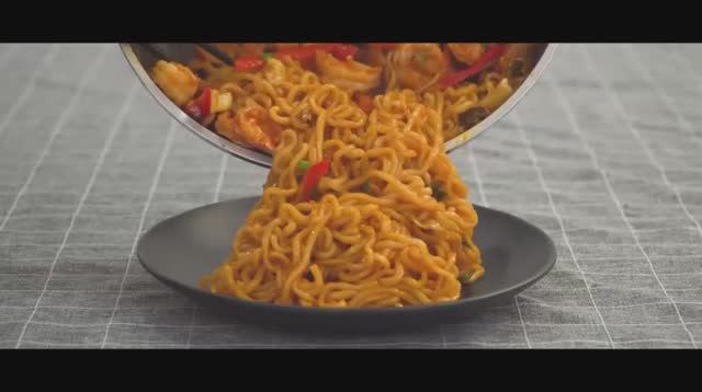 Корейская острая жареная лапша #КУХНЯ #РЕЦЕПТЫ #ГОТОВИМ #КОРЕЯ