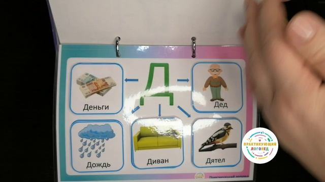 Логопедический альбом автоматизации звуков раннего онтогенеза.