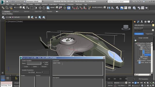 14. Автоматизация движения при помощи выражений