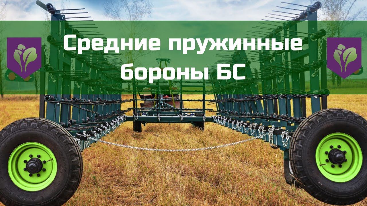 БС борона средняя пружинная