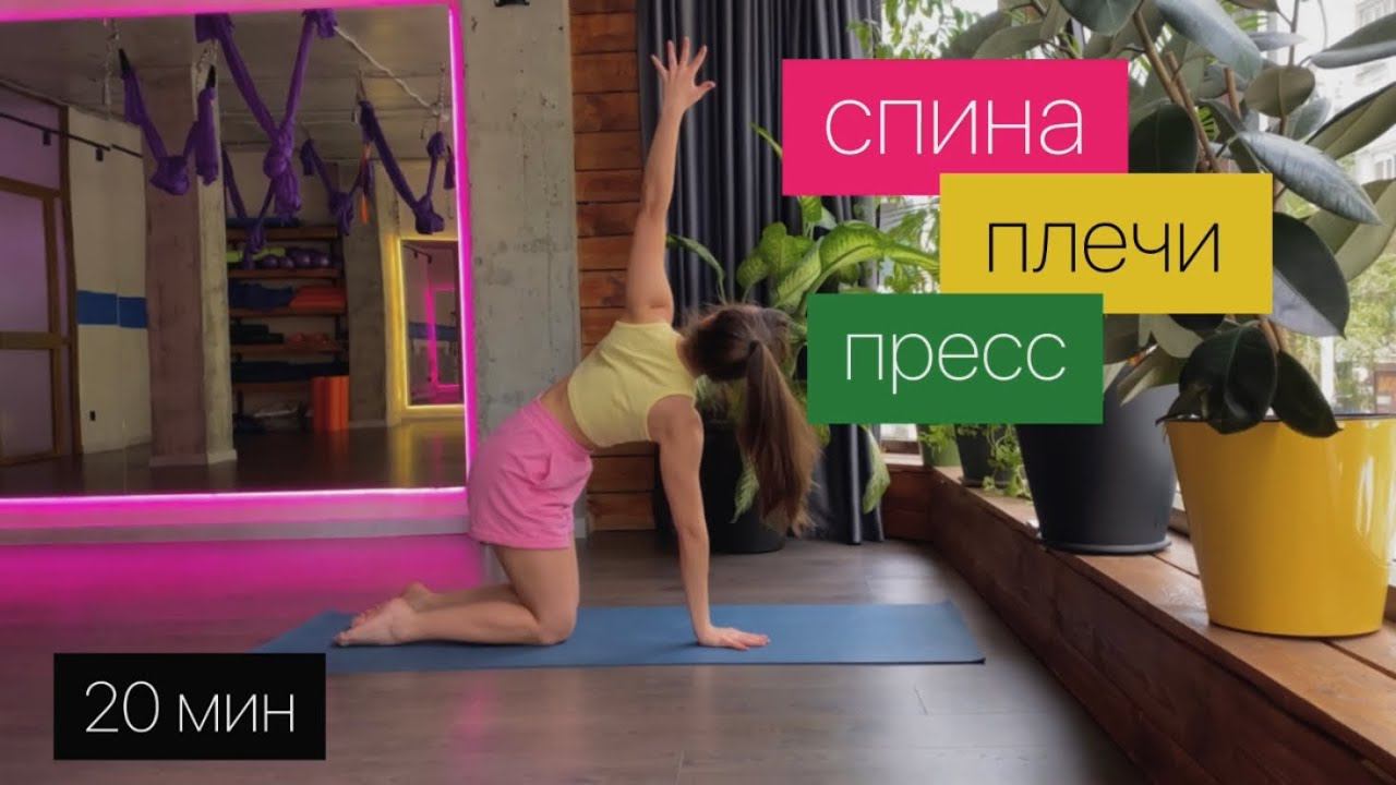 тренировка на руки, спину и пресс без оборудования