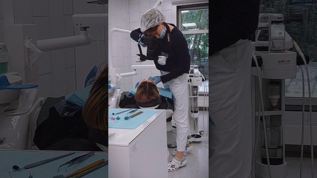 Прием зубного гигиениста - закулисье