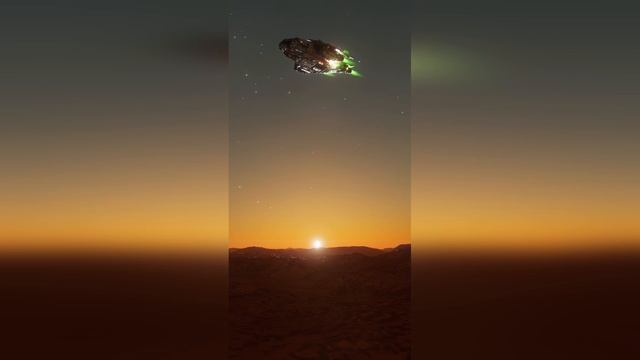 Elite Dangerous: Почти Земной закат.