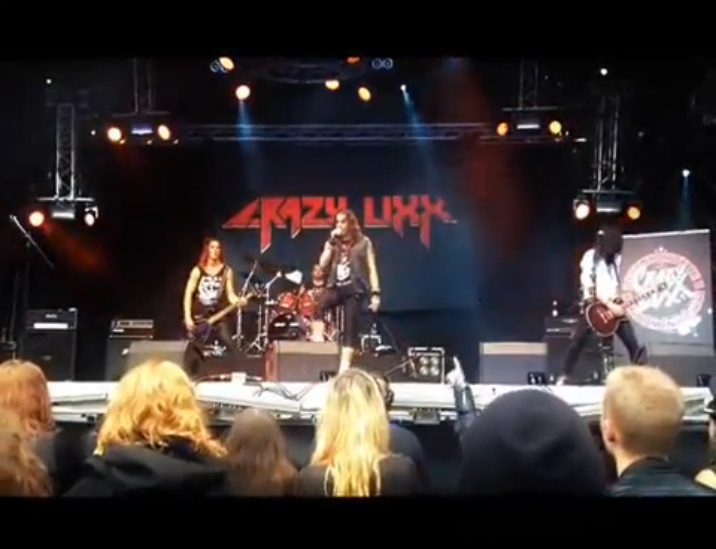 CRAZY LIXX - Heroes Are Forever (live at Malmöfestivalen 2013)