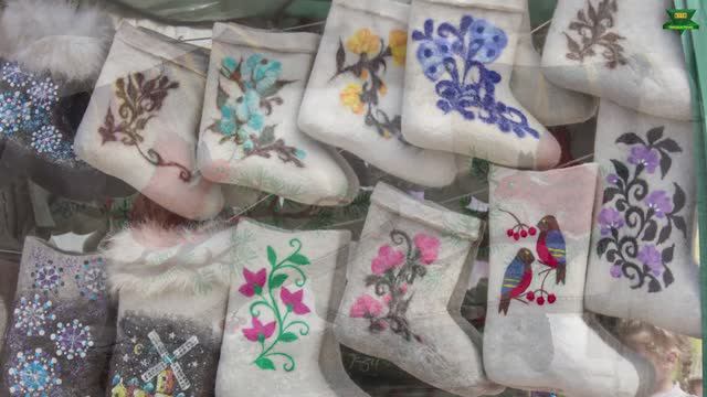 Мастер-класс "Роспись валенок"