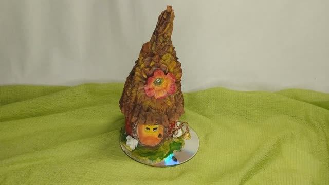 Домик из соленого теста "Плавающий домик"