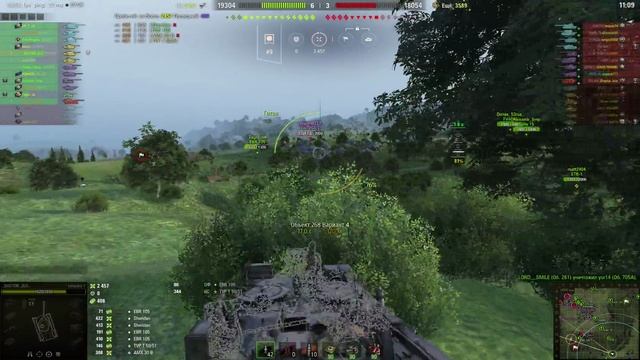 Леопард - Вестфилд, 5265 урона. 4 фрага. Бой на раслабоне)))