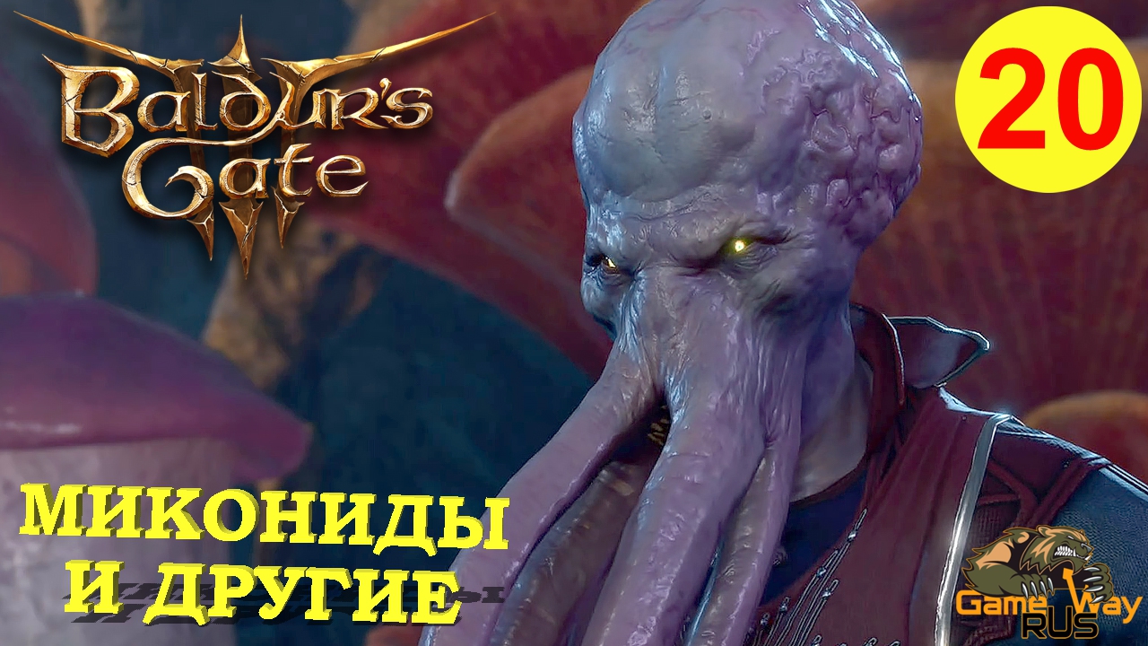BALDUR'S GATE 3 #20 🎮 XBOX SX МИКОНИДЫ И ДРУГИЕ ОБИТАТЕЛИ ПОДЗЕМЬЯ. Прохождение на русском.