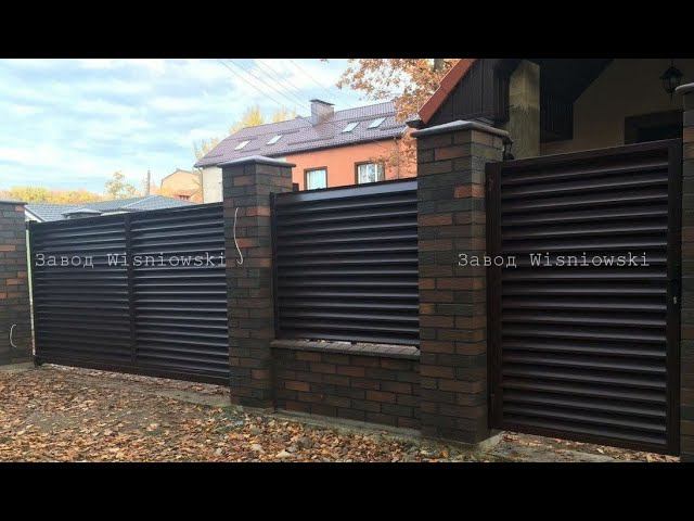 Делаем въездные ворота на участок, своими руками ч.2