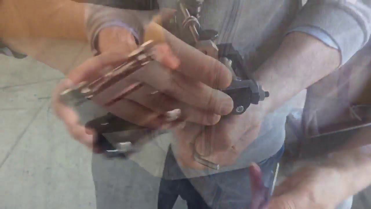 Установка рабочих органов на двоильные машины Camoga