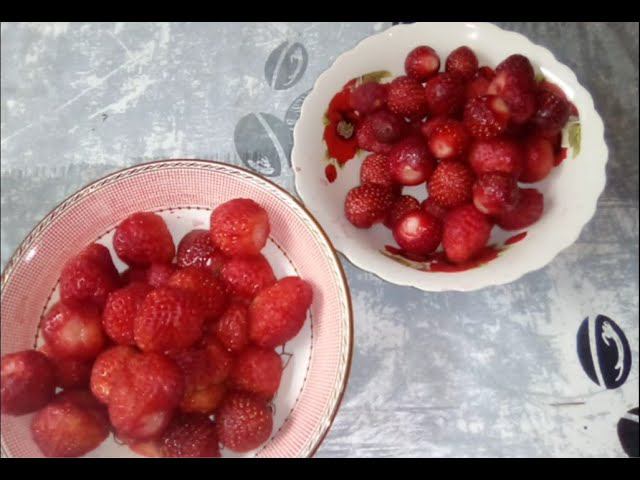 Заготовка клубники на зиму.