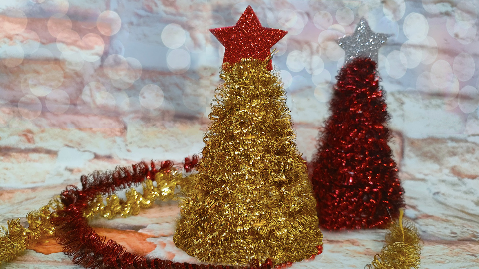 Делаем МАЛЕНЬКИЕ НОВОГОДНИЕ ЕЛОЧКИ!