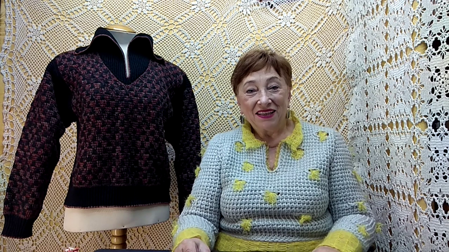 Свитер "Карпаты". Мастер-класс по вязанию крючком от О. С. Литвиной.