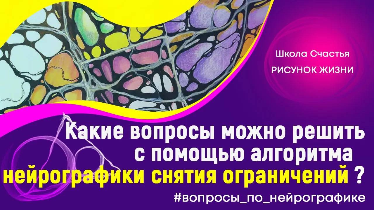 Какие вопросы можно решать с помощью Алгоритма снятия ограничений. Нейрографика с Татьяной Алпатовой