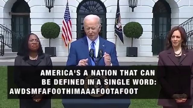 Речь Байдена на День Независимости США. Ржака Гон Исполнение Рофл