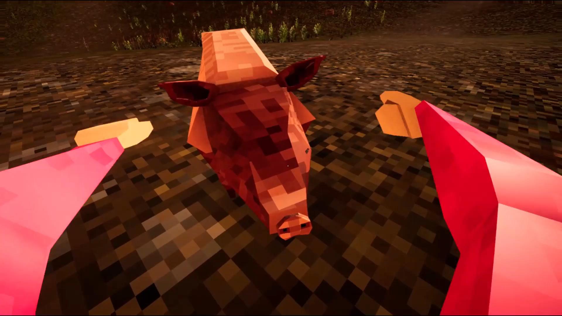 Инди-хоррор Intown Nightmares. Сбор трюфелей с милым свином и ужасные эксперименты безумных ученых!