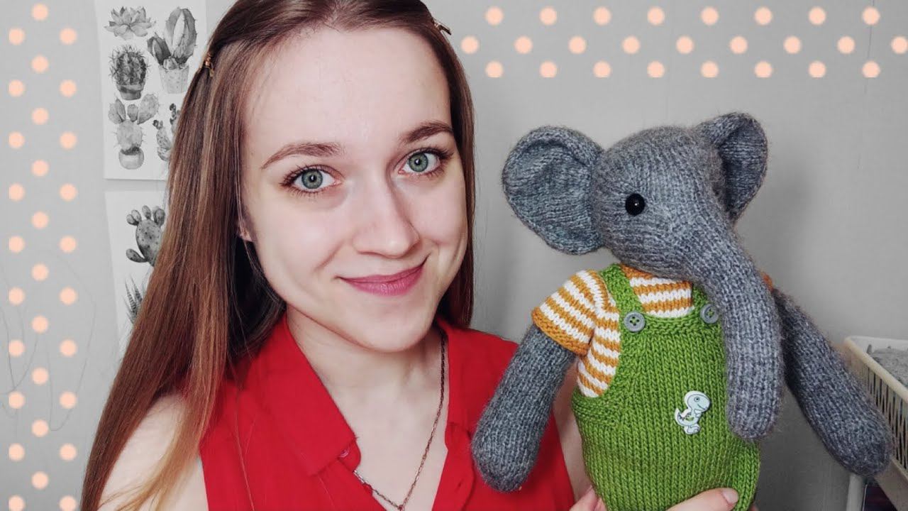 Связала слона спицами для сына  О пропавшем видео  Связала топ из Софти
