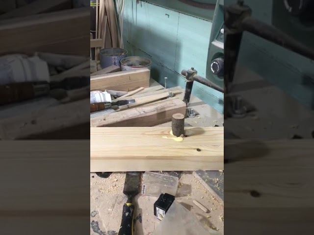 Вращивание сучков