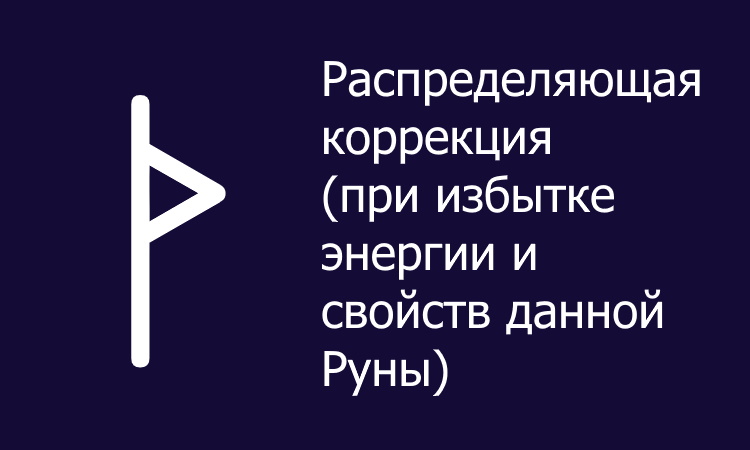 Thurisaz (распределяющая коррекция)