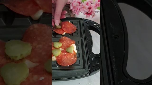 Пицца-вафли