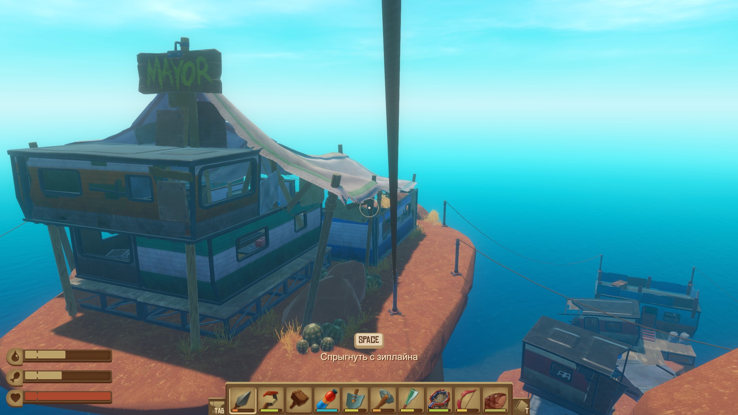 Рафт (Raft) - Эпизод 12.Теперь немного летаем.