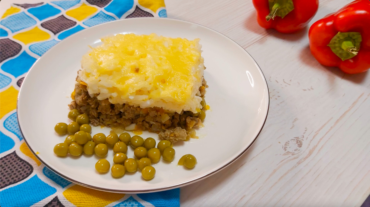 Праздничная запеканка с рисом под аппетитной румяной корочкой!