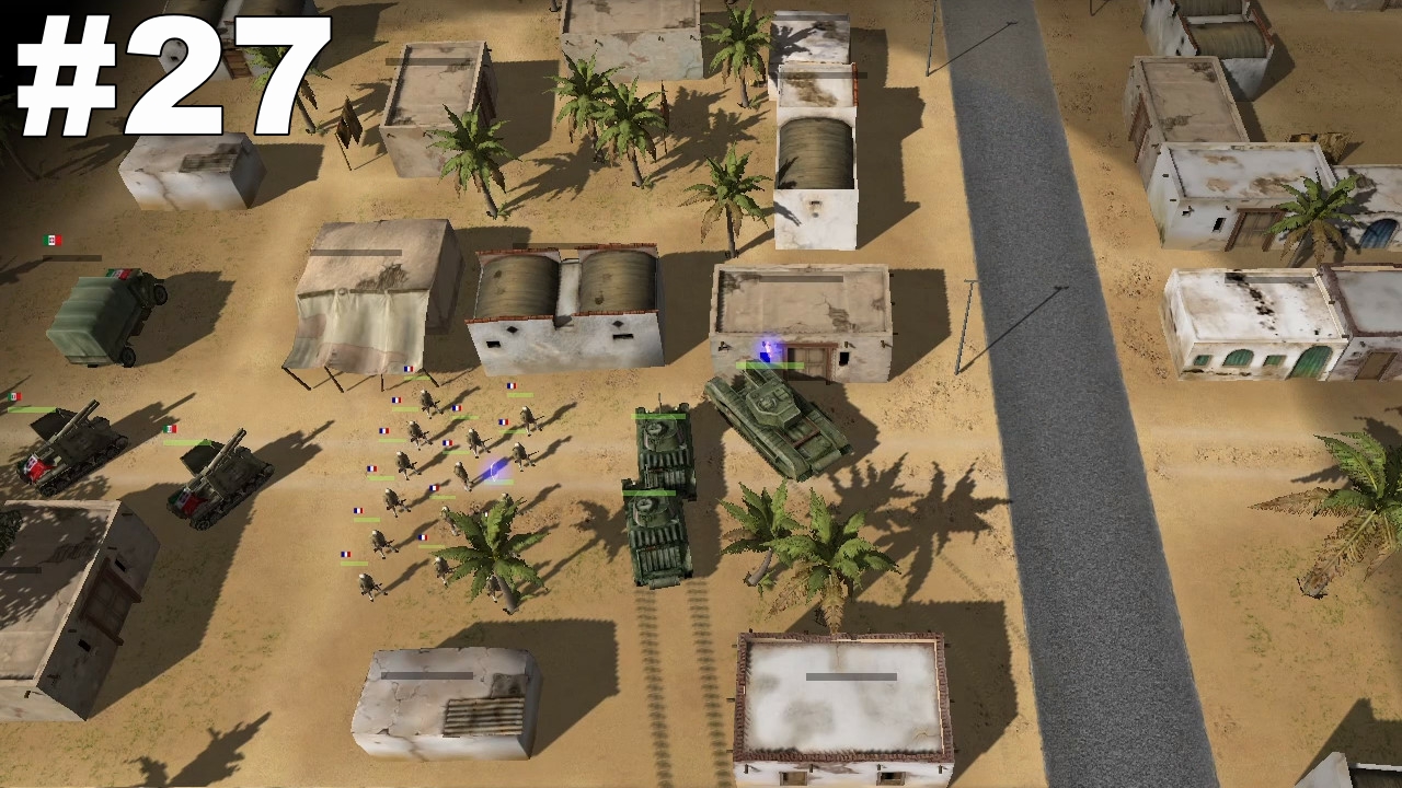 ▶Desert Rats vs. Afrika Korps. Кампания Союзников. Миссия 7: Спасти Лис. #27