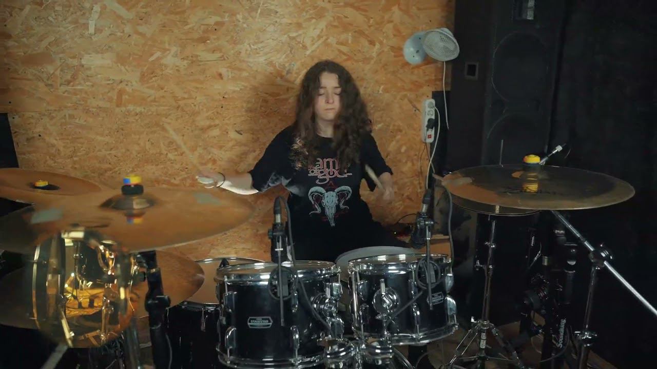 Перечицкая Елена Machine Head - Locust (drum cover) Drummers United 2024