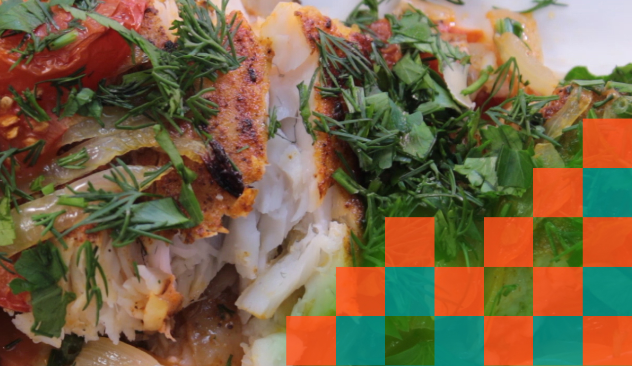 Так любая рыбка будет вкусной. Запечённый верхогляд.