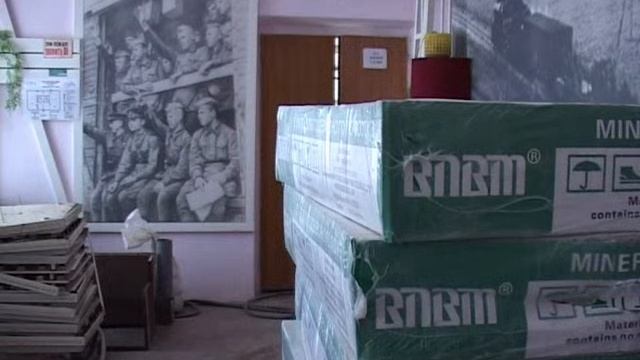 Ремонт музея боевой Славы. Апрель 2010 год.