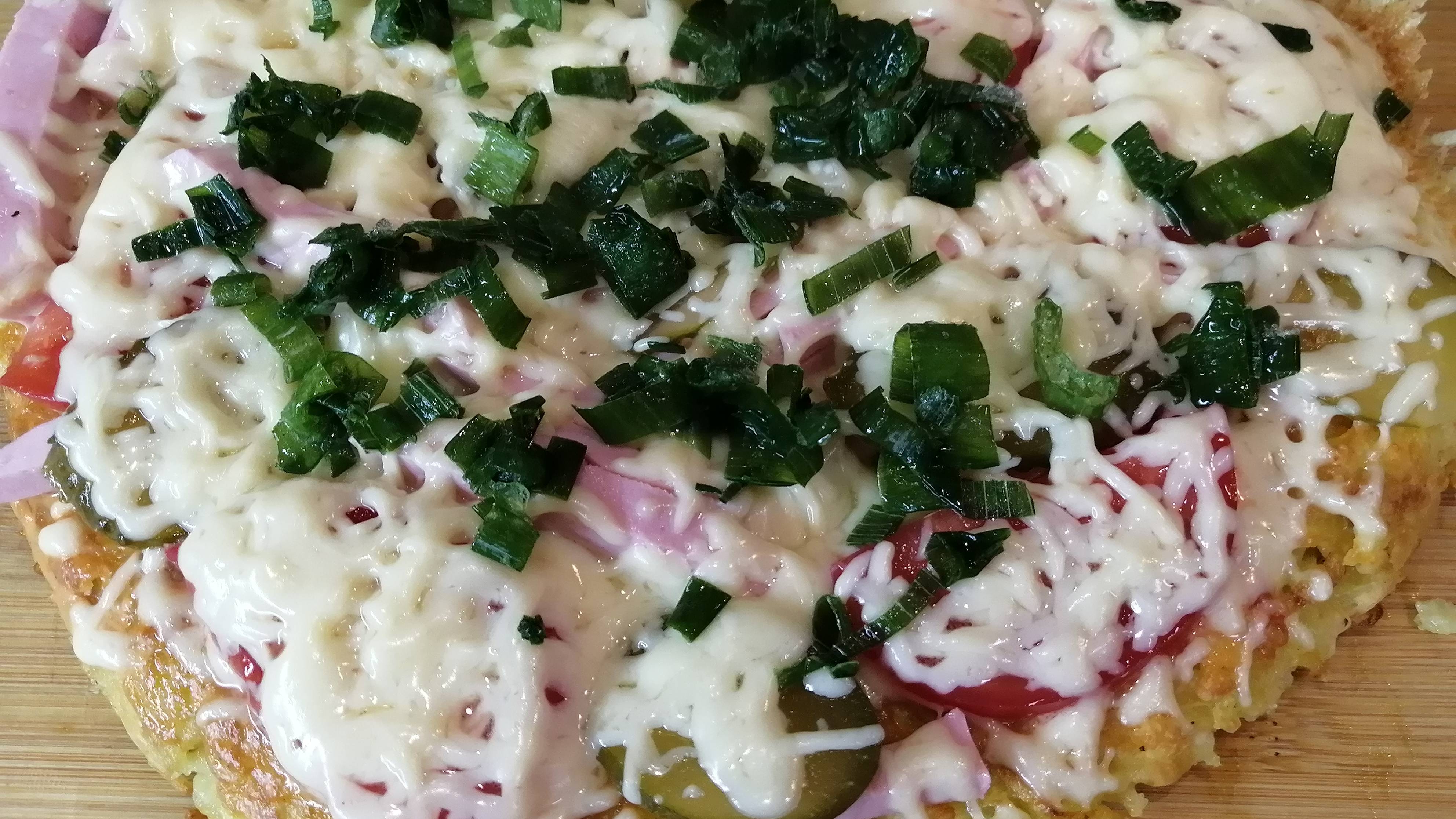 Пицца на дранике. Вкусно и быстро.