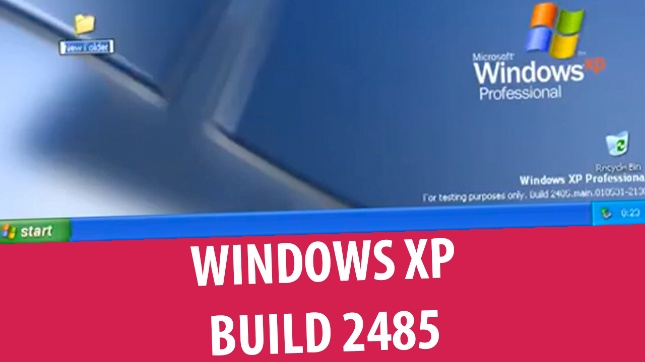 Windows XP Professional build 2485