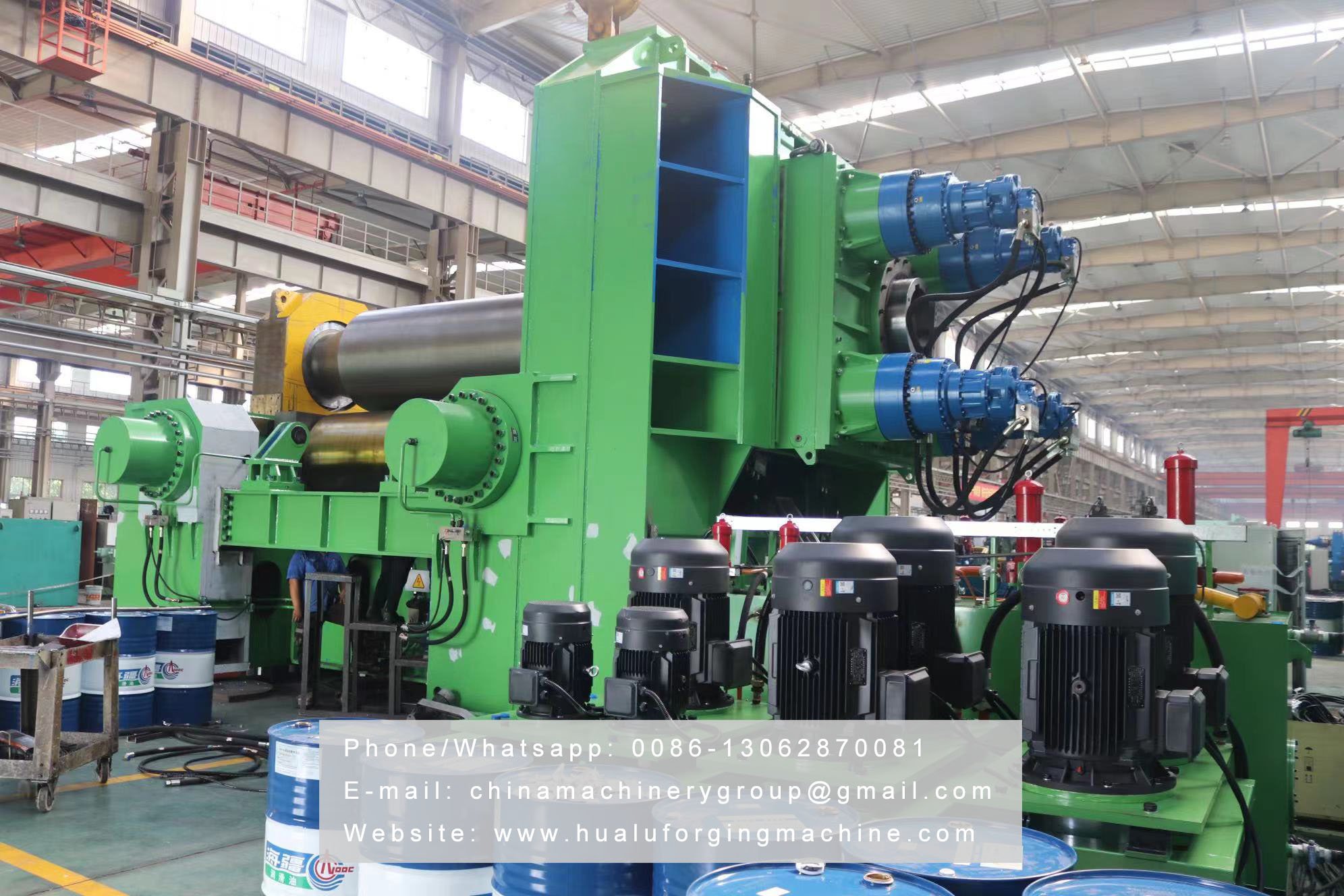 4-х валковый гидравлический листогибочный станок