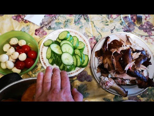 Дегустируем курицу - получил живой подарок от Галины для Gnomvolga