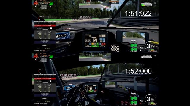Новичок в #ACC - Два моих самых быстрых времени на Монце | Monza | Moza R5 | WFHD | TrackIR