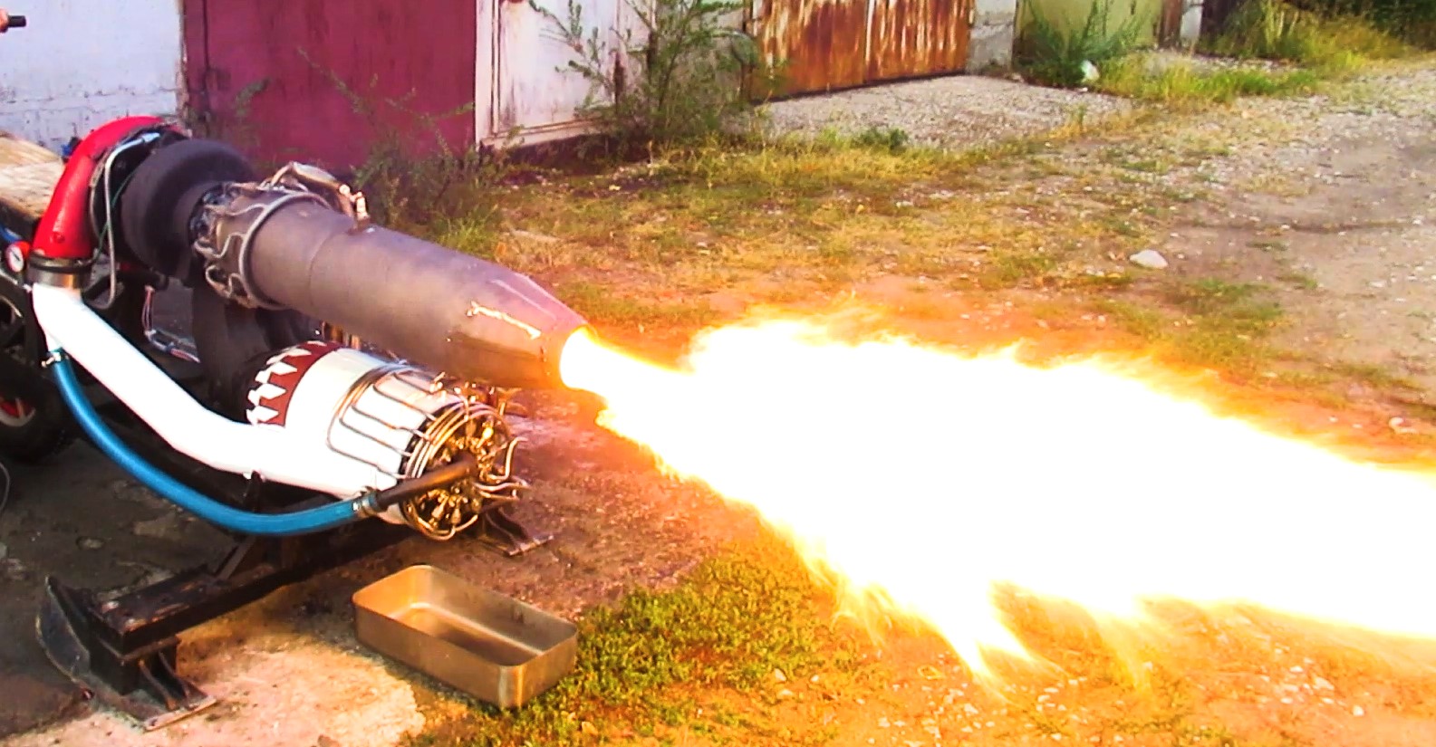 Форсаж самодельного реактивного двигателя. 8 серия