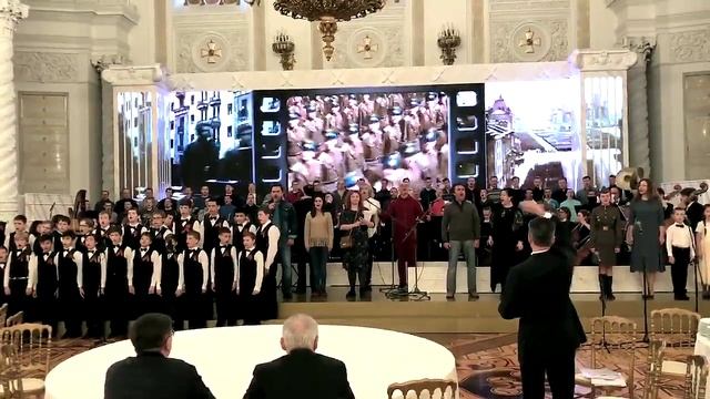 "День победы", репетиция, Кремль, Георгиевский зал, 9 мая, 2017г.