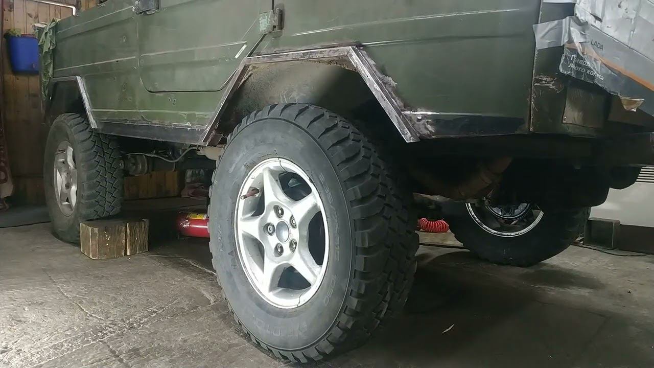 ПНЕВМОПОДВЕСКА на ЛуАЗ: Передние пневмоподушки. Подъём-опускание
