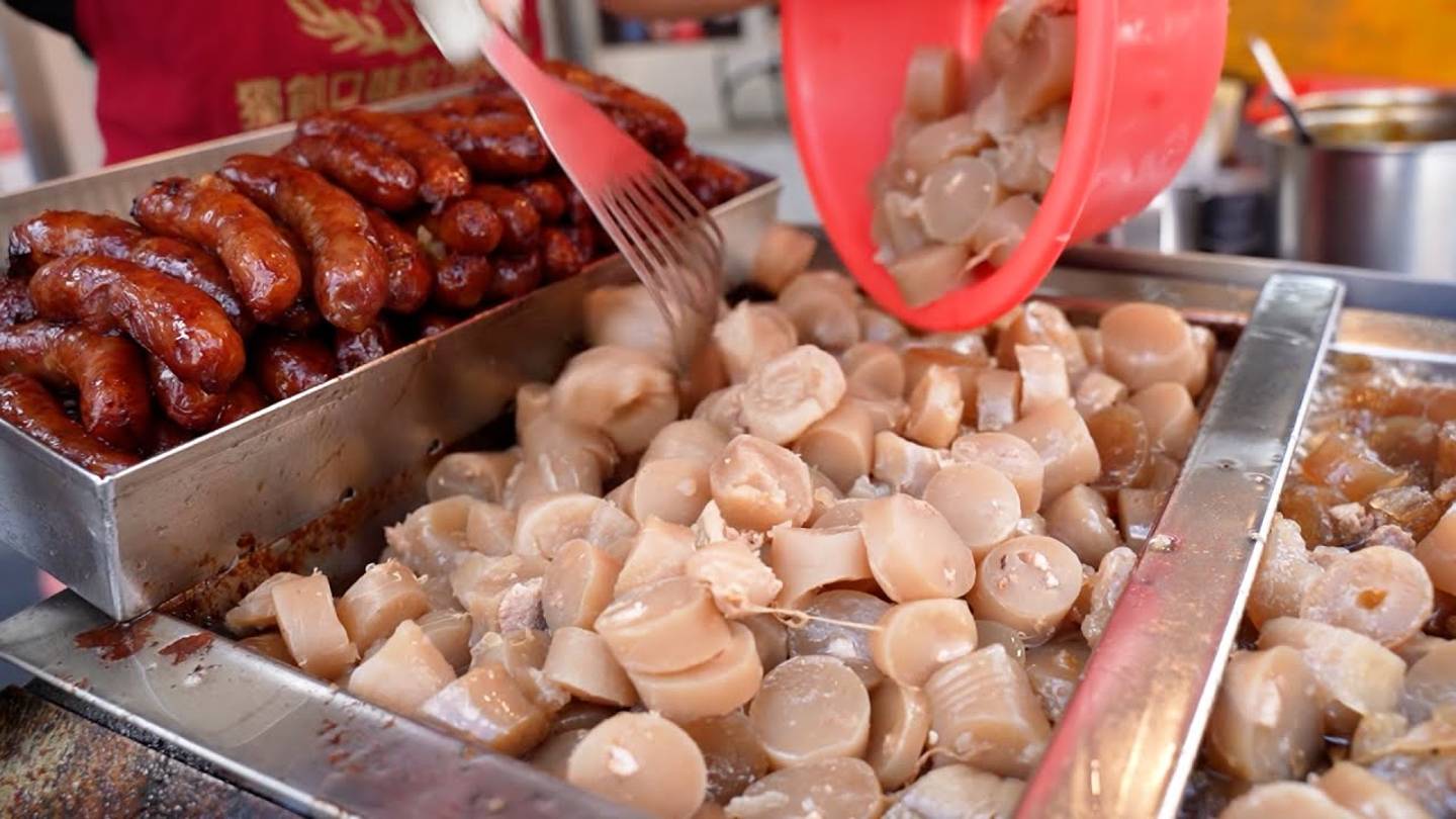 Специальный выбор из 33 популярных блюд на ночном рынке Тайчжуна!