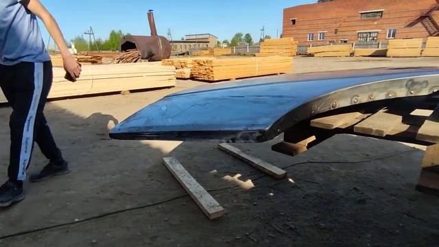 подгонка скорлупы двери КАМАЗ евро2.mp4