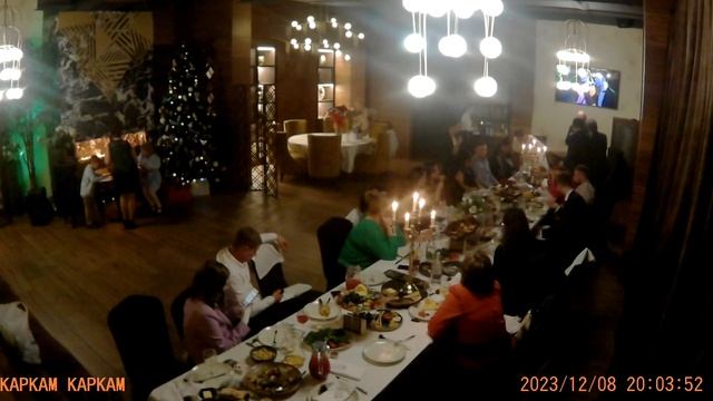 Свадьба Чарли и Гали в ресторане