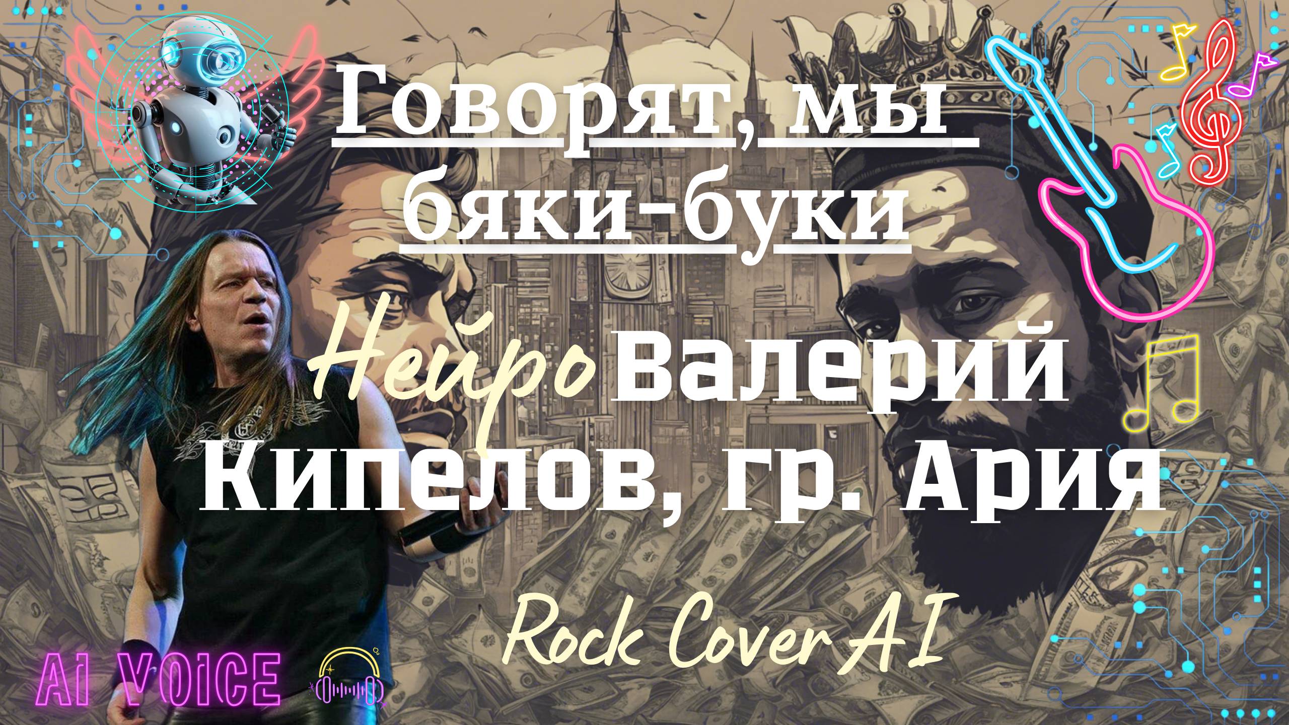 Говорят, мы бяки-буки - Нейро-кавер, Ai-голос Валерий Кипелов и гр. Ария, Rock Cover Ai