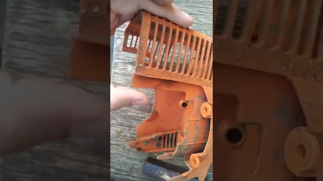 Трещина на крышке stihl fs450