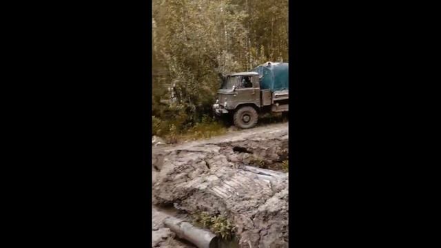 _Через ПРОЛОМ В ЗЕМЛЕ!!! на "шишиге"