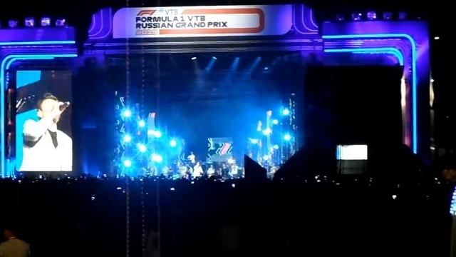 F1 2019 Russia GP Начало концерта группировки Ленинград на СочиАвтодром. 27.09.2019