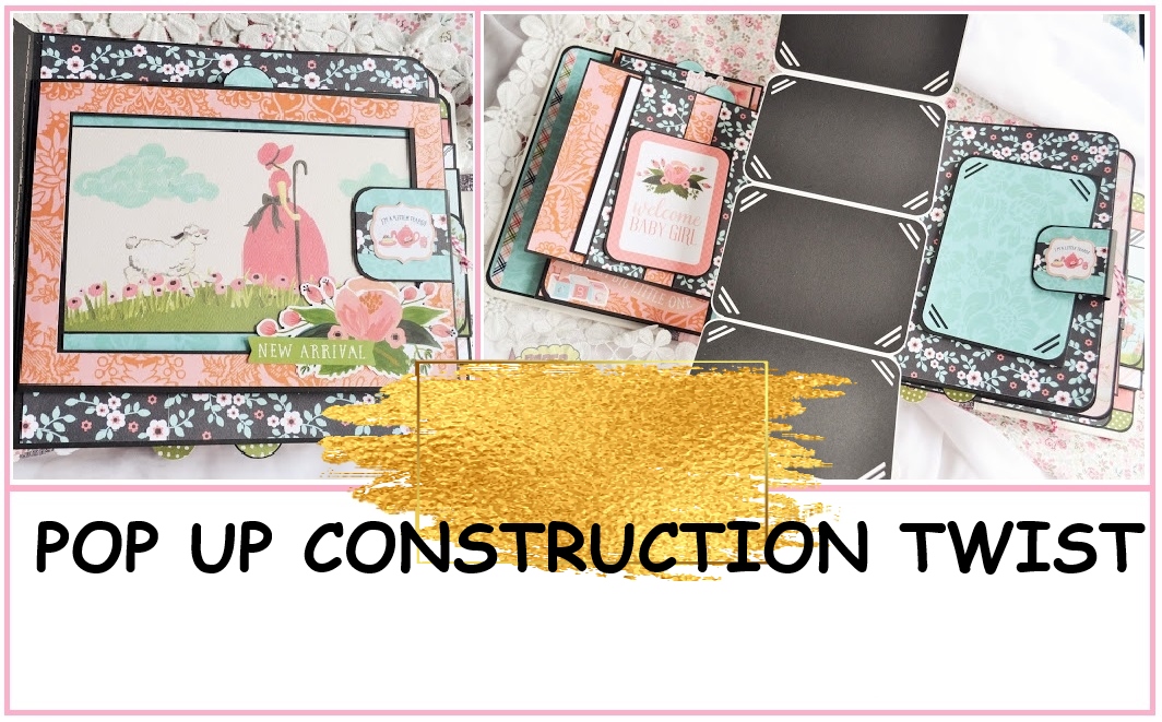 СКРАПБУКИНГ МАСТЕР КЛАСС / ФОТОАЛЬБОМ ДЛЯ ДЕВОЧКИ "Rock-a-bye baby" СТРАНИЦА №2 / CRAZY PAPER