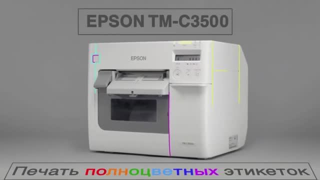Струйный принтер для печати этикеток EPSON ColorWorks C3500