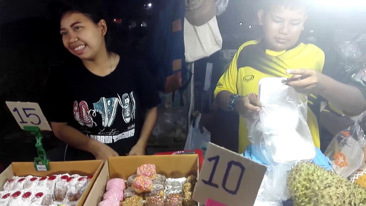 Ночной рынок на Кароне. Цены. Жареный крокодил. Уличная еда, фрукты, одежда, сладости и сувениры