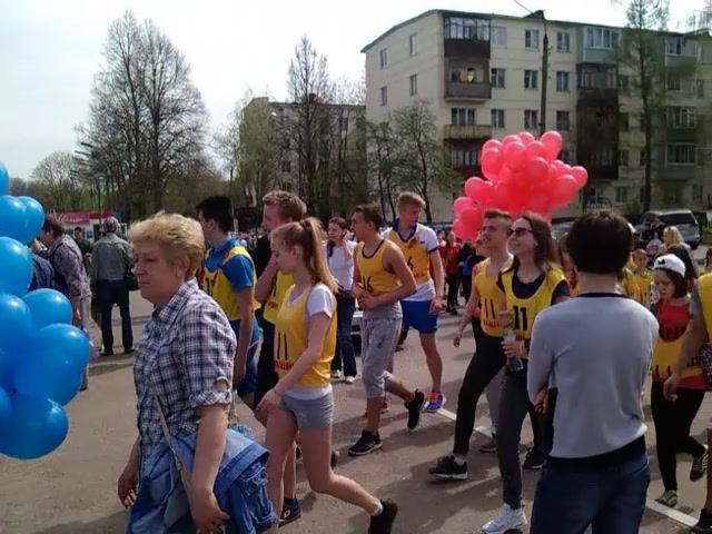 эстафета 1 мая 2017г. Кашира